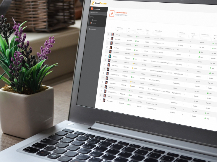 Absence Alerts, by SchoolData.net